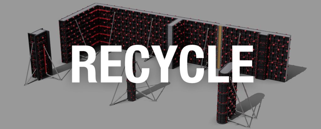 Reduce, reuse, recycle with Geoplast formwork – Geoplast